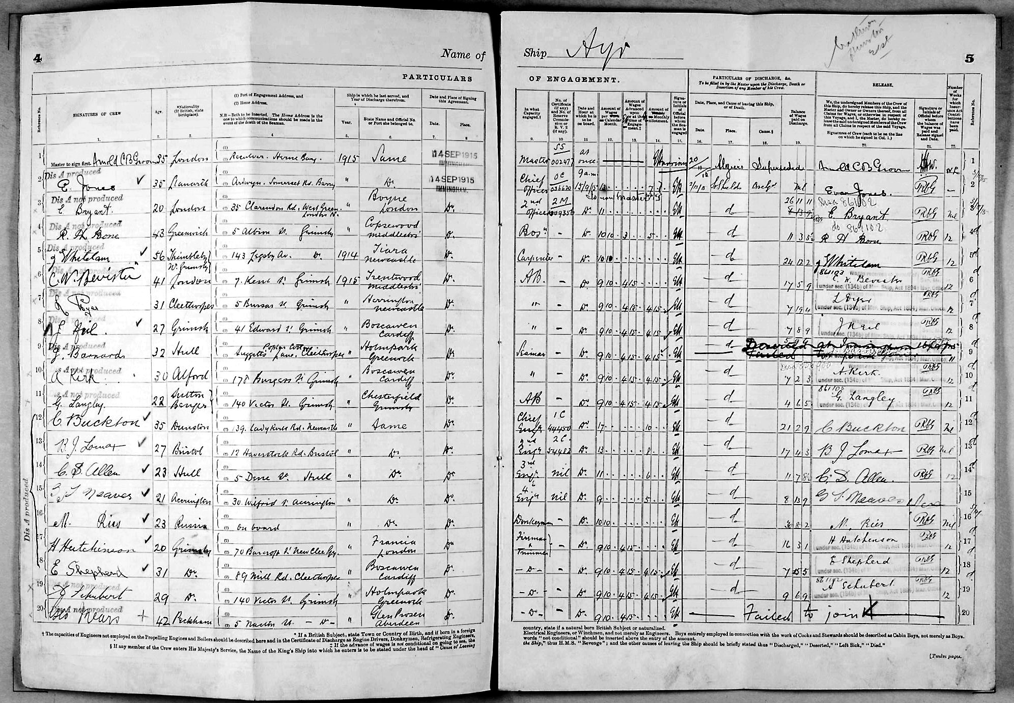 See the crew list for yourself!