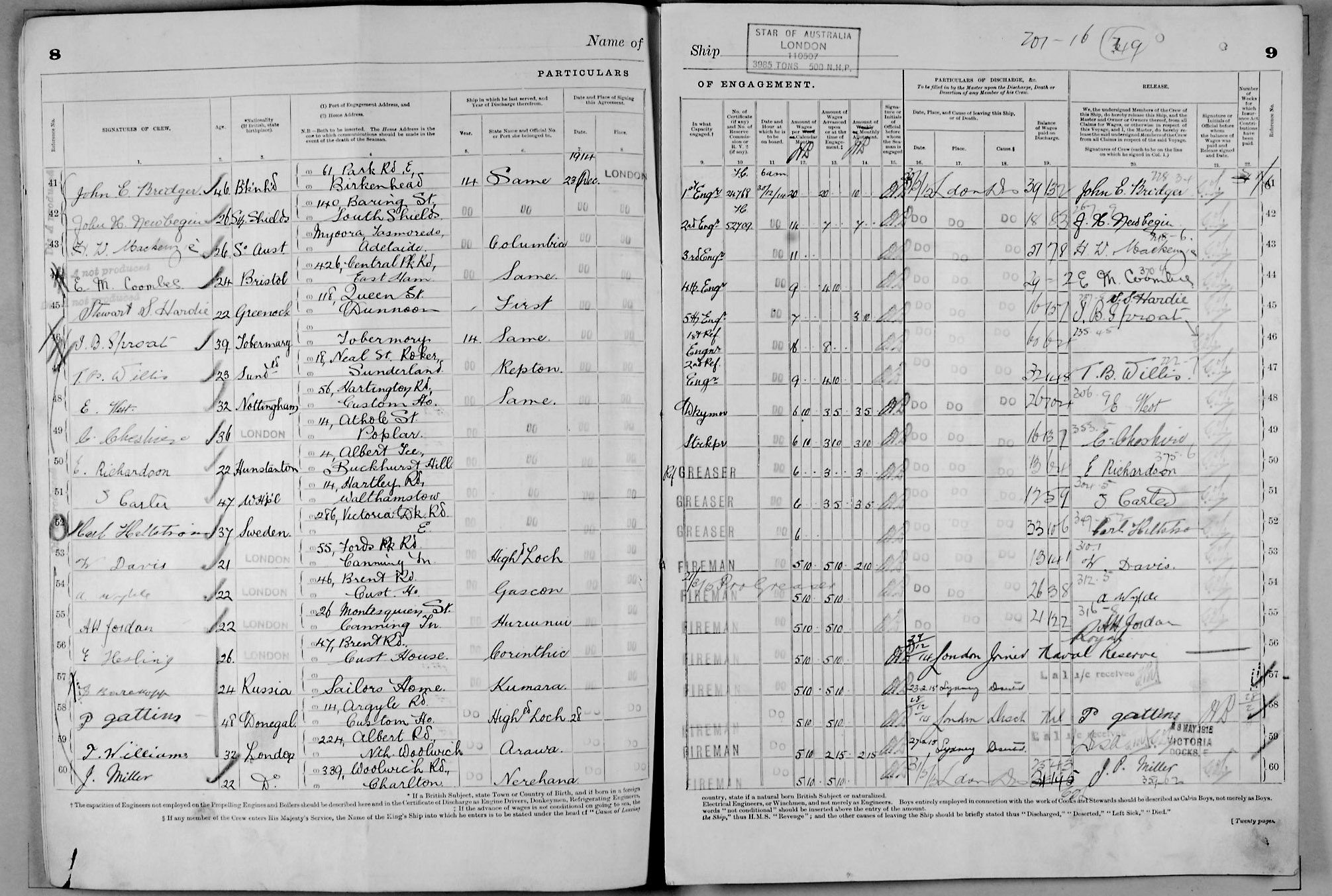 See the crew list for yourself!