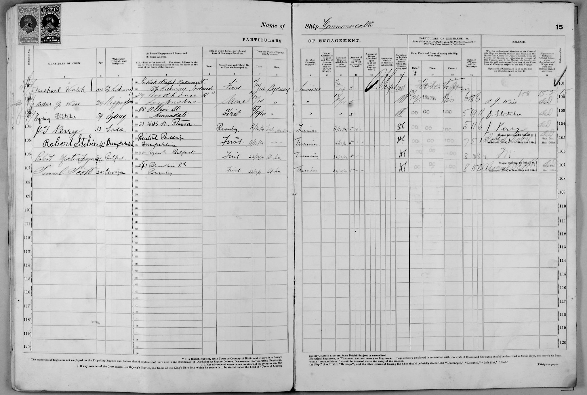 See the crew list for yourself!