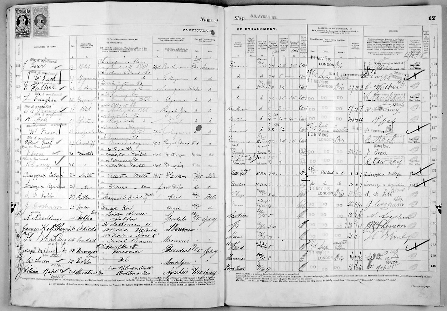 See the crew list for yourself!