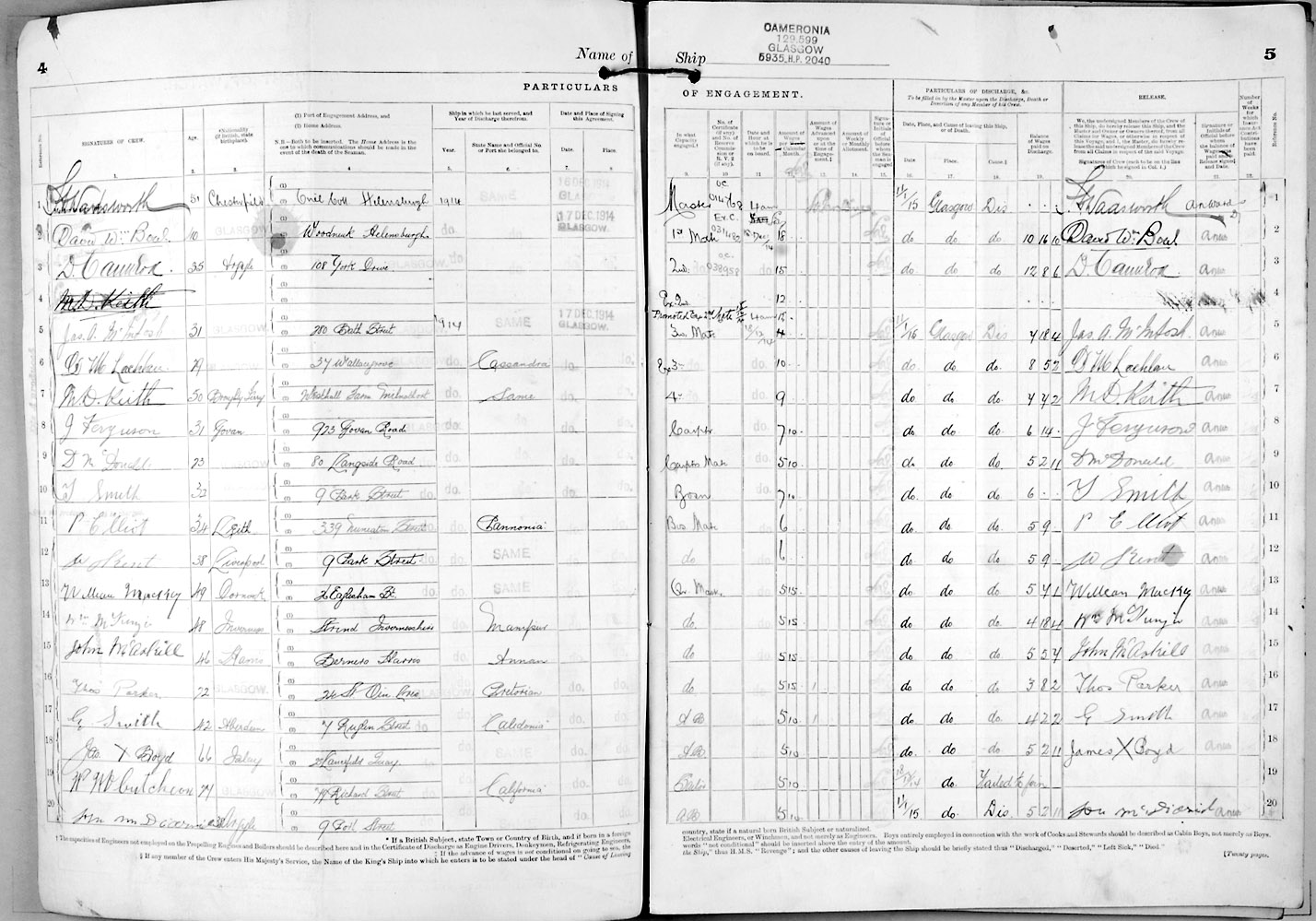 See the crew list for yourself!