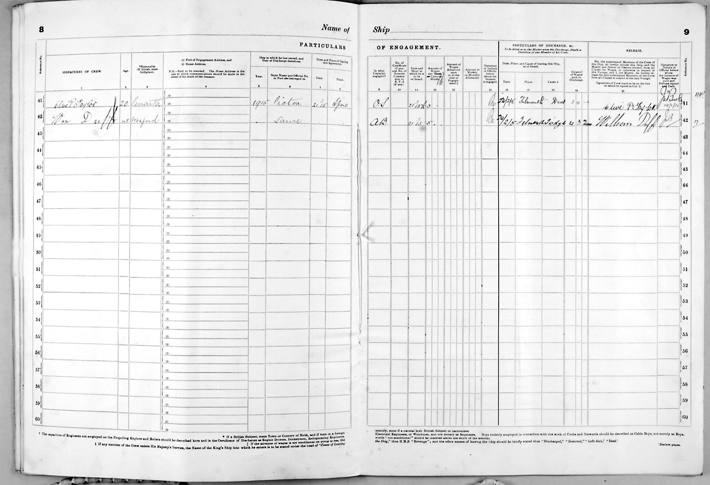 See the crew list for yourself!