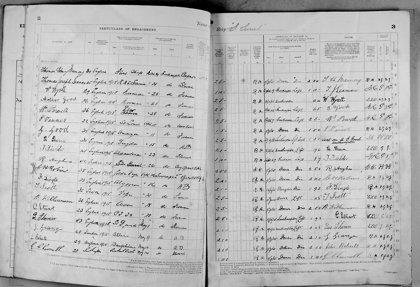 See the crew list for yourself!